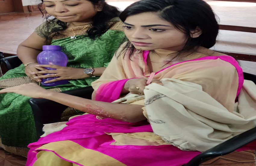 खुद पर हुए अटैक के बाद छत्तीसगढ़ी फिल्म अभिनेत्री माया आई मीडिया के ...
