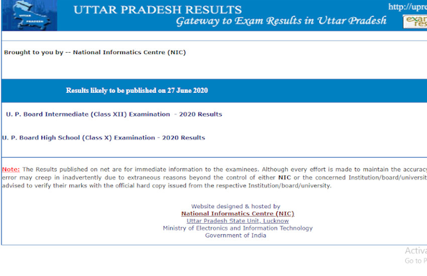 UP Board Class 10th and 12th Result 2020: एक ही क्लिक में यहां से करें ...