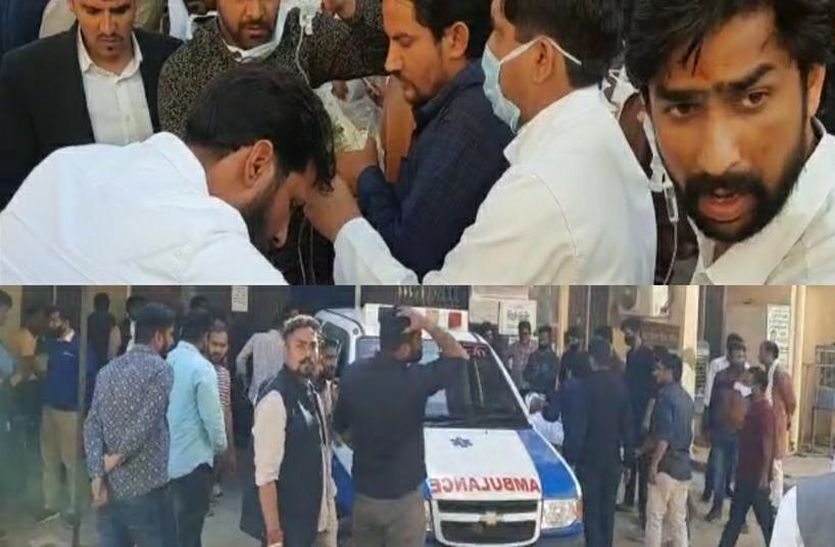 Big News: भाजपा काफिले में एसयूवी ने खाई तीन पलटी, भाजयुमो प्रदेश ...