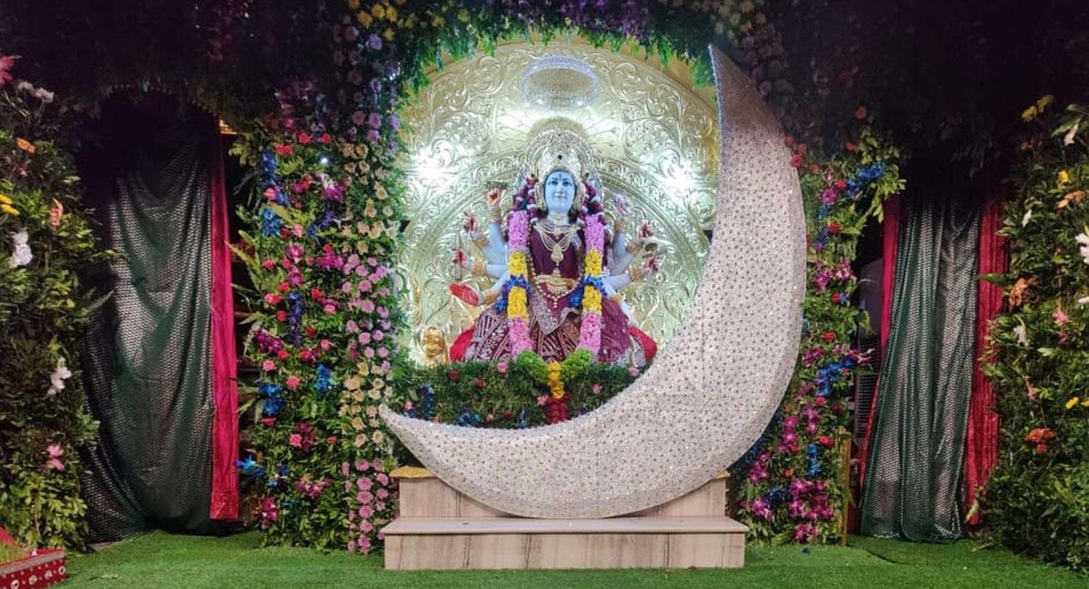 NAVRATRI PARV: निकली ध्वज-चुनर यात्रा, सजे माता के दरबार | NAVRATRI ...