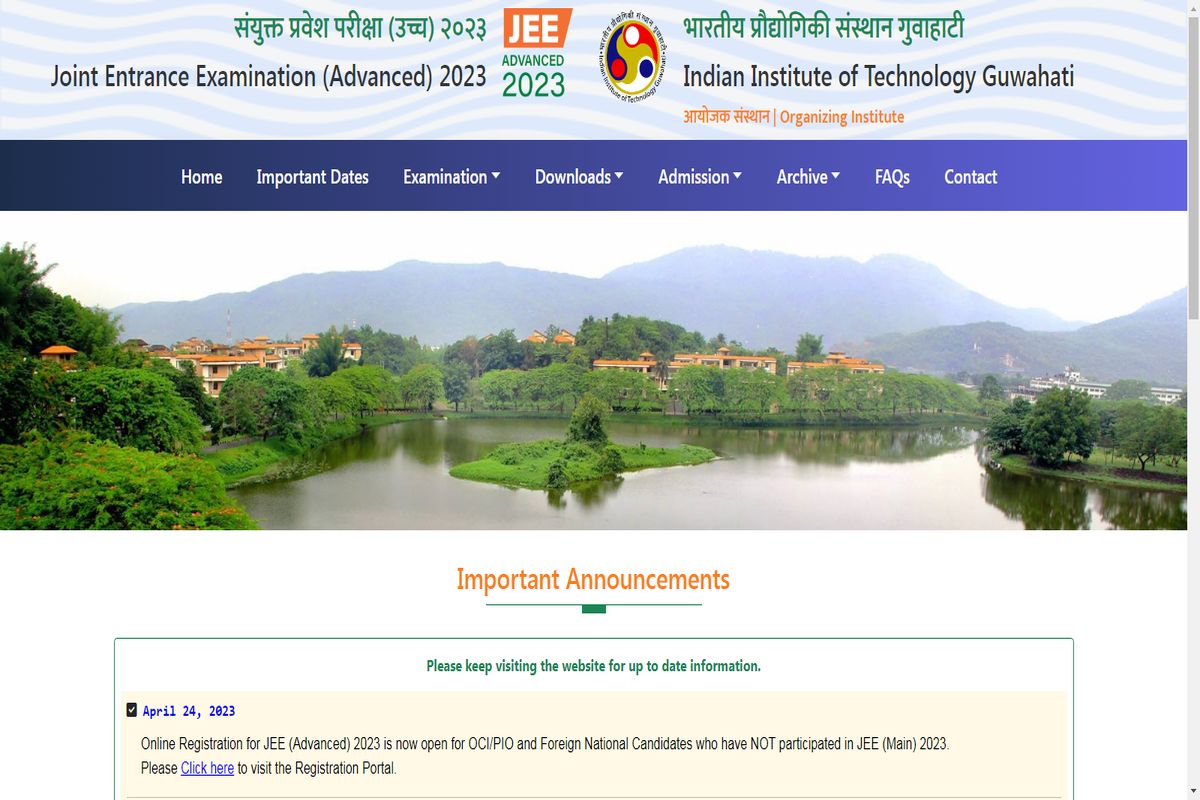 JEE Advanced 2023: जेईई एडवांस्ड 2023 के लिए ऑफिसियल मॉक टेस्ट रिलीज ... JEE Advanced 2023: जेईई एडवांस्ड 2023 के लिए ऑफिसियल मॉक टेस्ट रिलीज ...