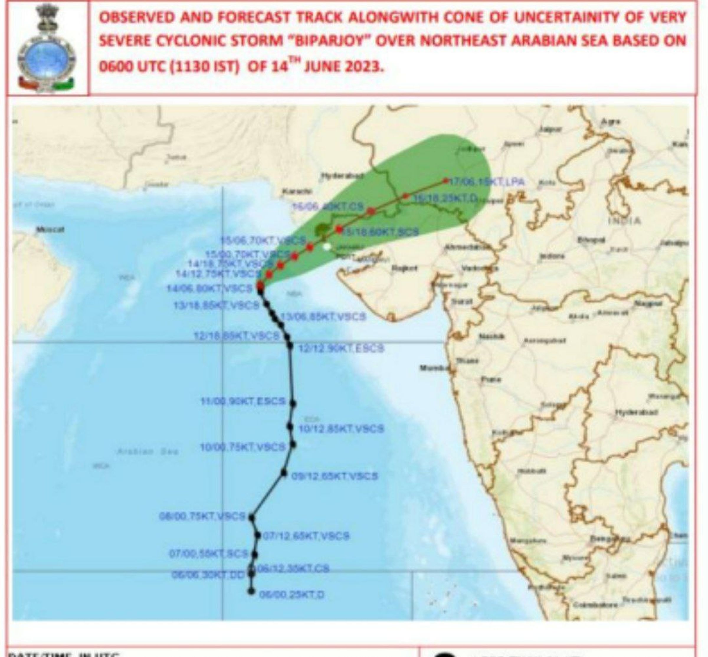 biporjoy cyclone: राजस्थान में यहां से प्रवेश करेगा बिपरजॉय तूफान, मौसम ...