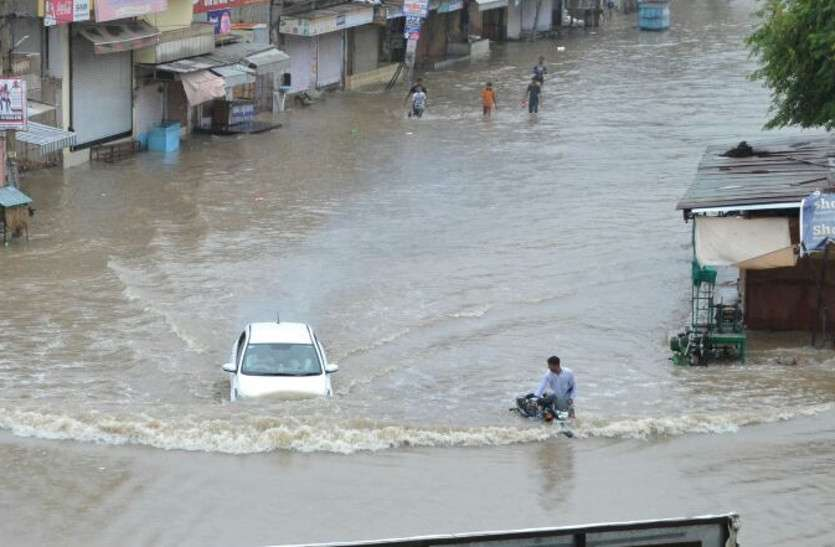 राजस्थान में अब यहां से गुजर रही मानसून की सीमा, 28 को 31 जिलों में ...