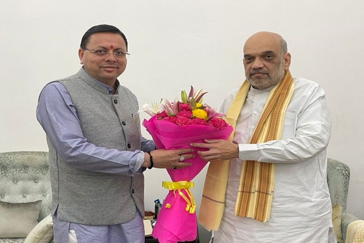 मुख्यमंत्री पुष्कर सिंह धामी ने अमित शाह से की मुलाकात, UCC पर अटकलें शुरू