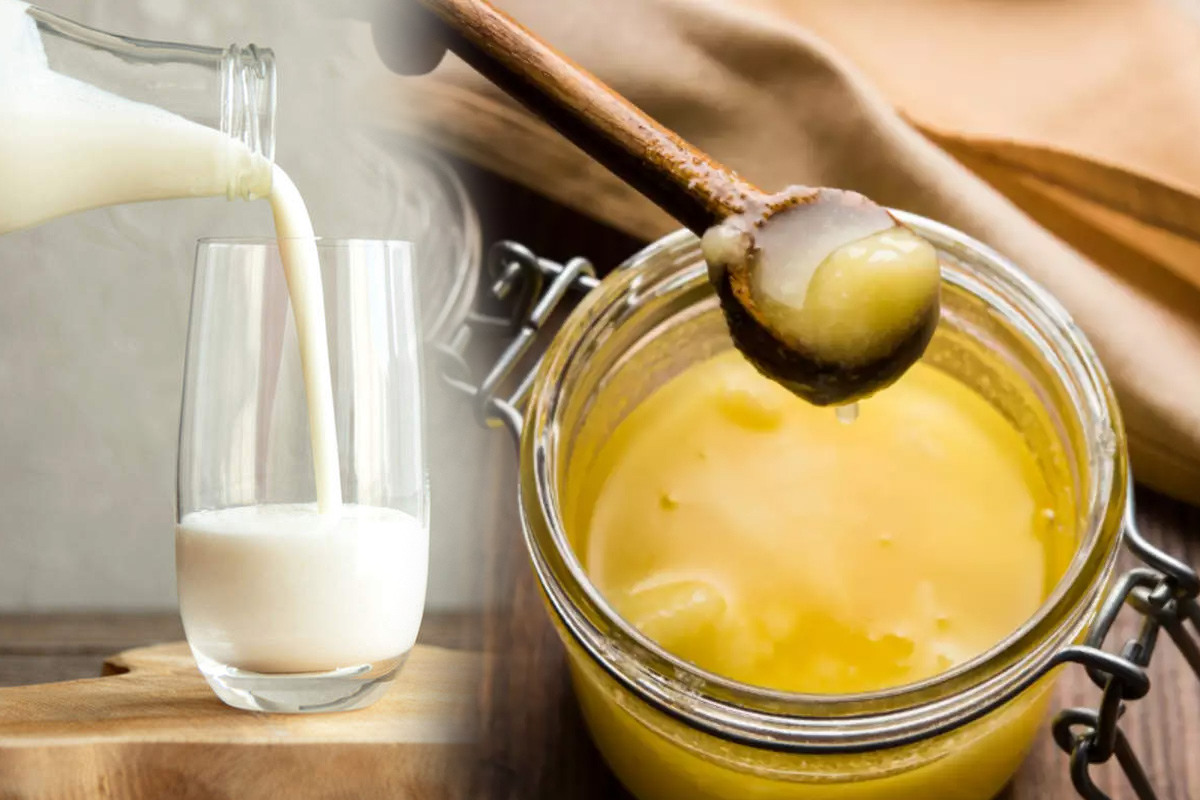 Milk With Ghee Benefits: अमृत के समान है दूध में घी मिलाकर पीना, जोड़ों के दर्द में फायदेमंद ...