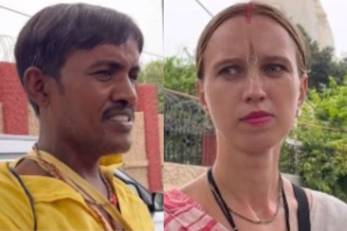 Russian Yuna love Story: रशिया की यूना को पसंद आ गया वृंदावन का गोसेवक ...