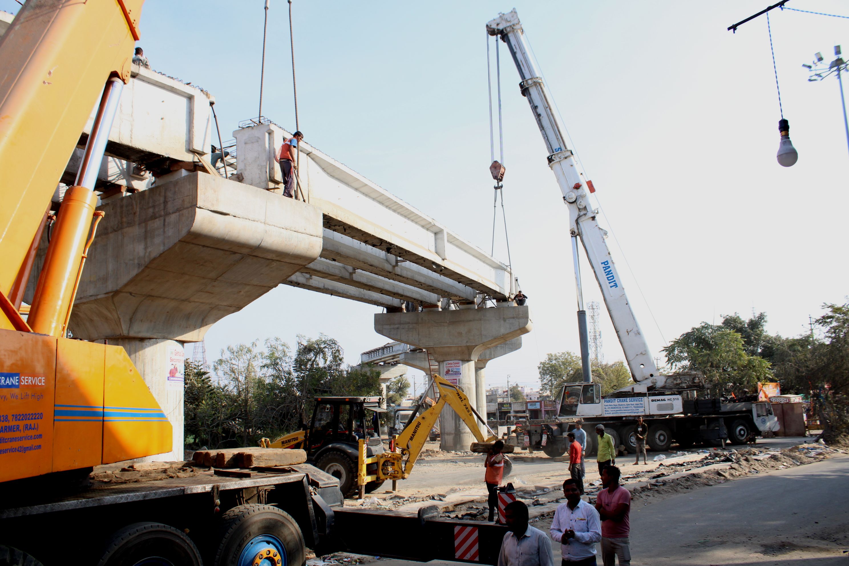 सुभाष नगर आरओबी पर यातायात जून से पहले नहीं, ट्रैक के ऊपर गर्डर अब ...