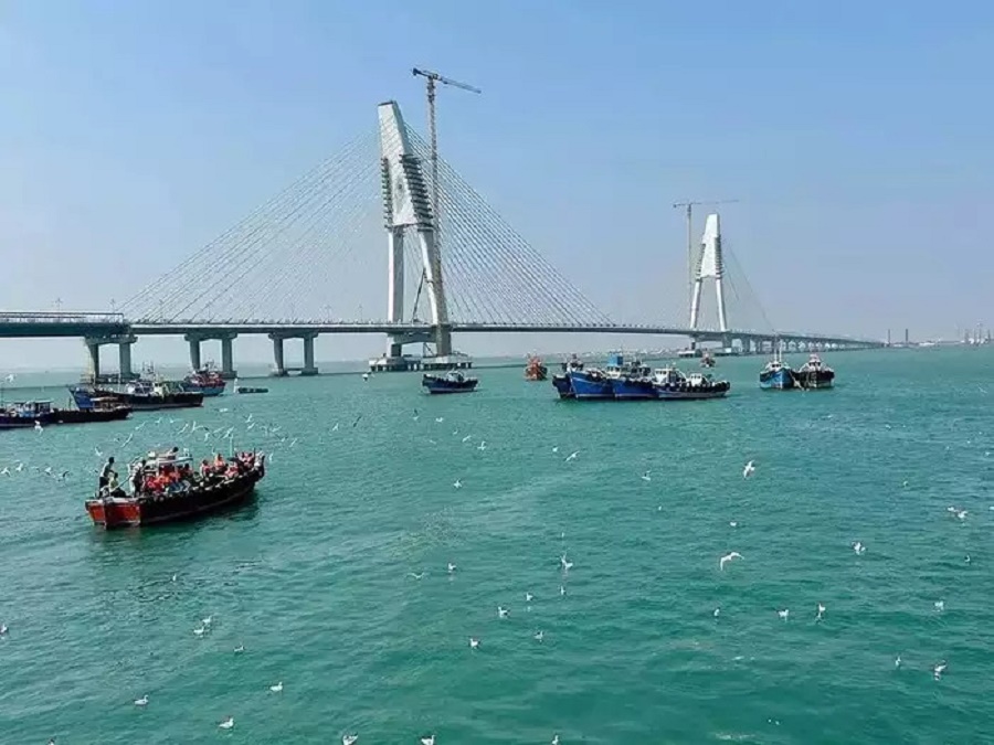 देश के सबसे अनूठे ओखा-बेट सिग्नेचर ब्रिज का 25 फरवरी को लोकार्पण करेंगे ...