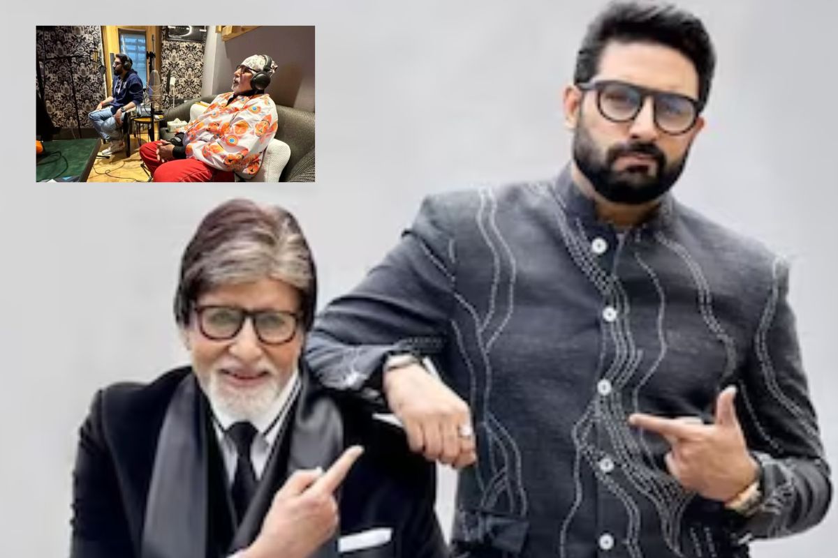 Amitabh Bachchan ने बेटे अभिषेक बच्चन संग फोटो की शेयर, बोले- पिता ...