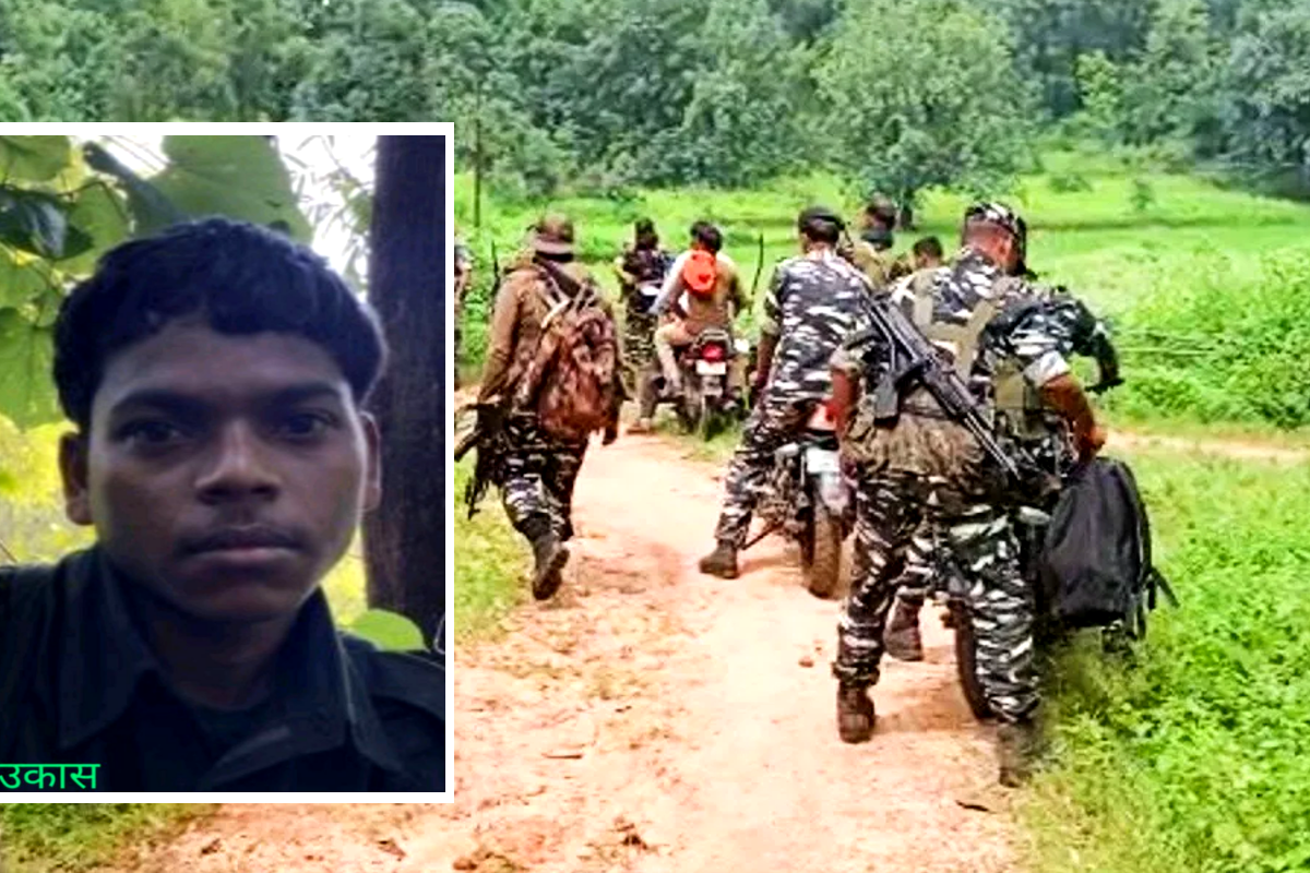 हाकफोर्स और नक्सलियों के बीच मुठभेड़ में 14 लाख के इनामी नक्सली का ...