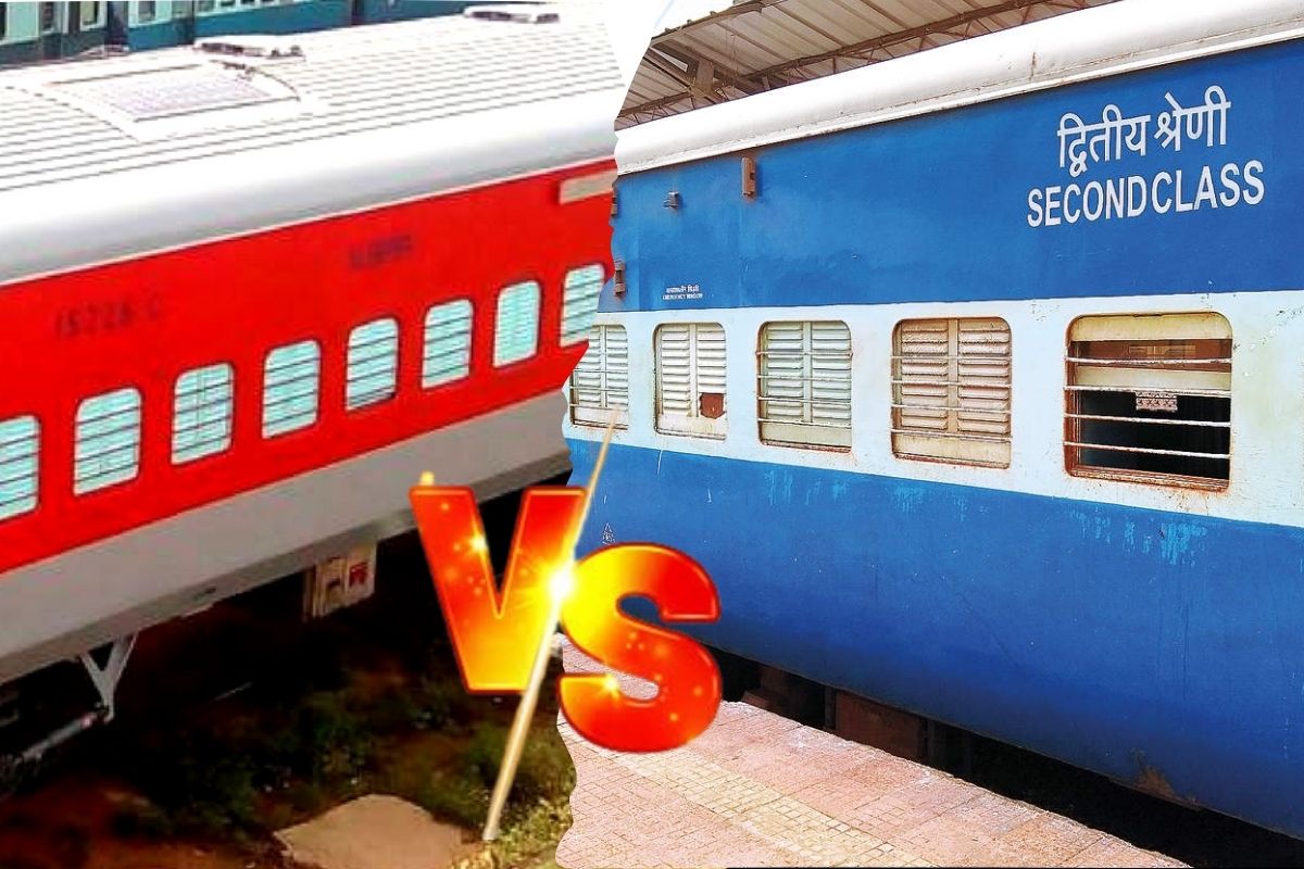 Indian Railway: ट्रेन के डिब्बों का रंग क्यों होता लाल और नीला, जानिए ...
