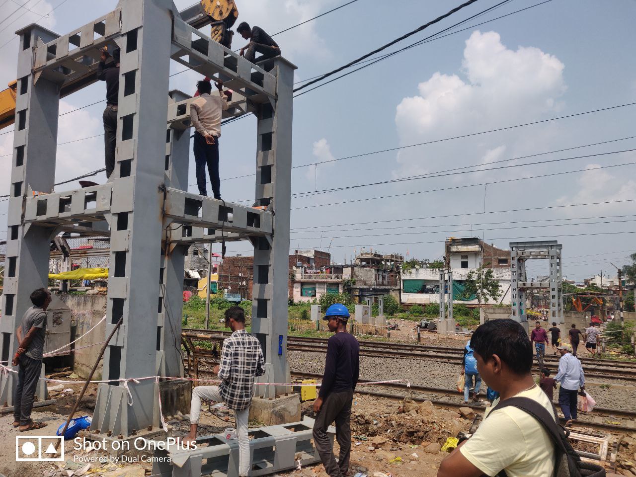 ऐशबाग आरओबी के साथ फुटओवर ब्रिज निर्माण ने पकड़ी रफ्तार