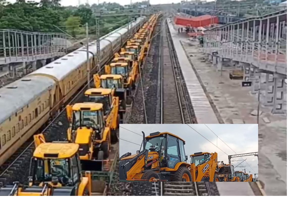 Bulldozer Train : राजस्थान में बुलडोजर वाली ट्रेन ! ऐसी ट्रेन देख हर ...
