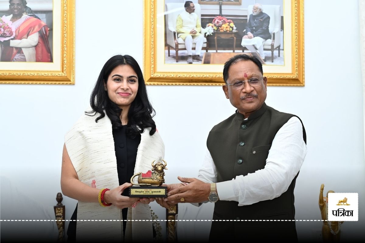 Manu Bhakar In CG: शूटर मनु भाकर ने CM साय से की मुलाकात, पेरिस ओलंपिक ...