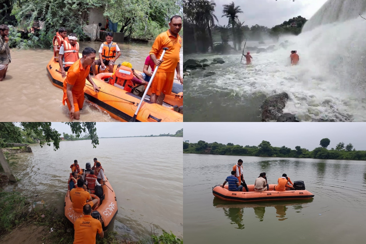 Rajasthan News: मानसून सीजन में SDRF ने इतने लोगों की बचाई जान, 115 बेजुबानों का भी किया ...