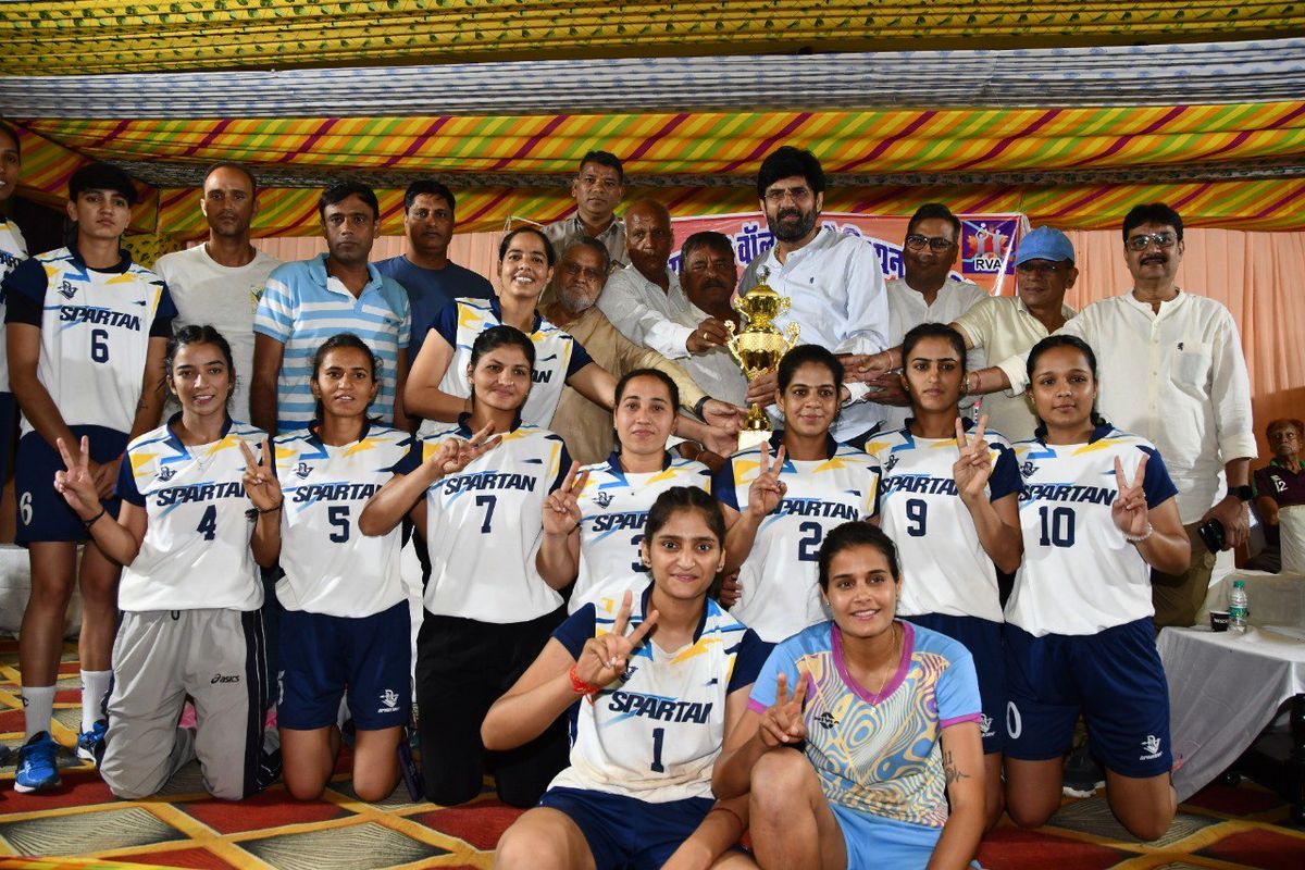 जयपुर को स्टेट सीनियर वॉलीबाॅल चैंपियनशिप में दोहरे खिताब | Patrika News