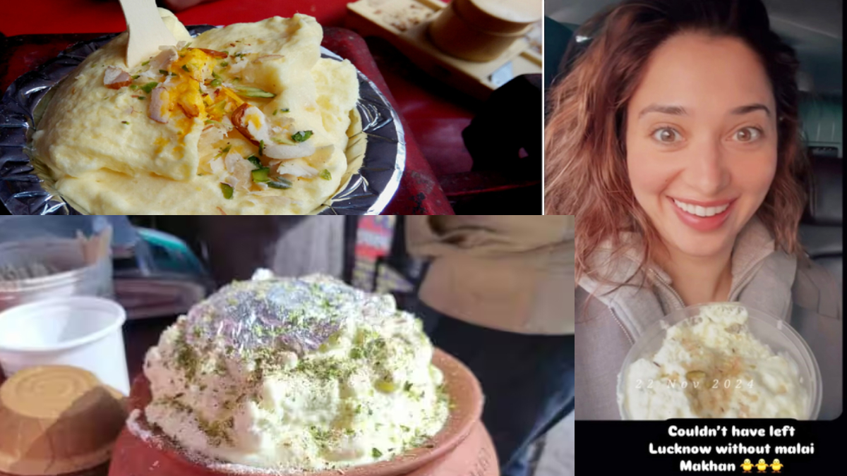 Makhan Malai: ओस में बनती है ये लखनऊ की खास मिठाई, तमन्ना भाटिया ने ...