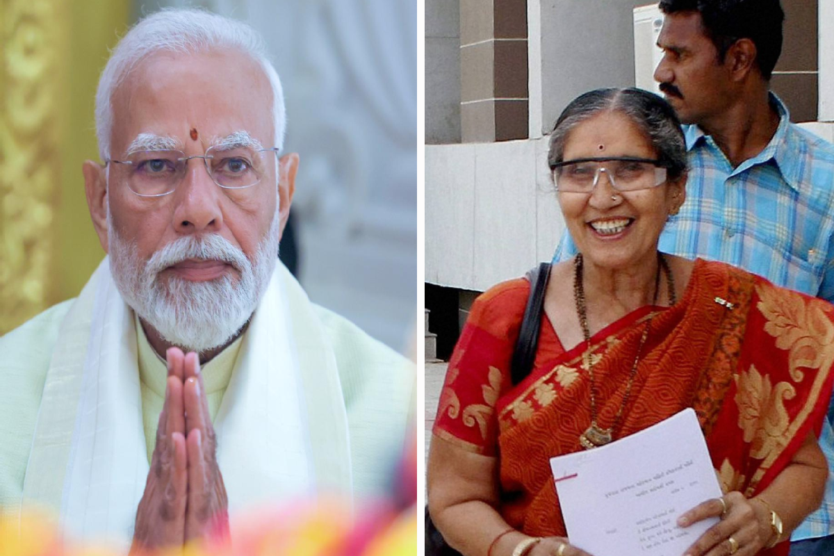 महाकाल के दर पर पीएम मोदी की पत्नी जशोदा बेन | Pm Modi Wife Jashoda Ben ...