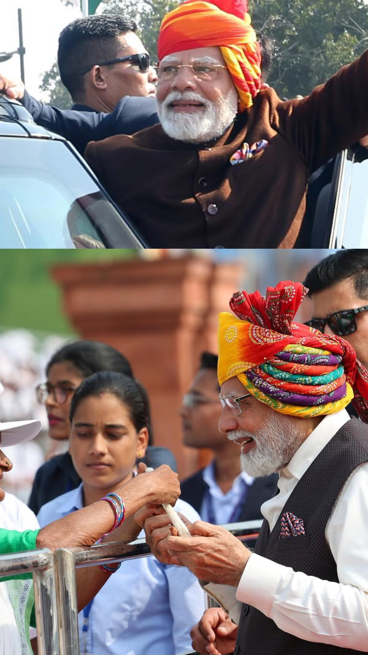 PM Modi की गणतंत्र दिवस वाली पगड़ी की इतनी चर्चा क्यों, फोटो में समझें