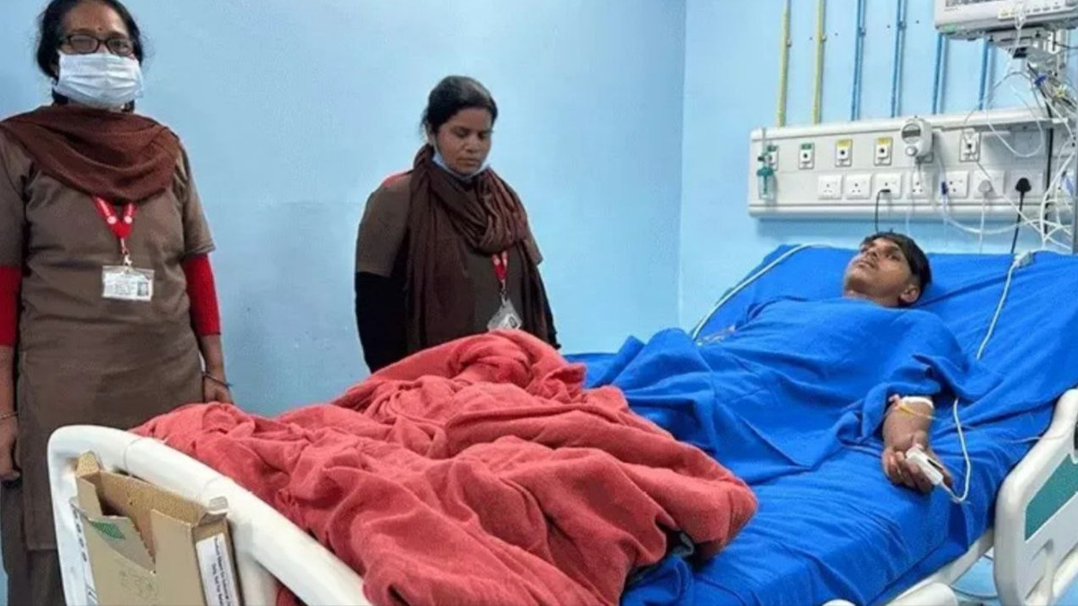 केबिनेट मंत्री बाबूलाल खराड़ी के बेटे का एक्सीडेंट, अस्पताल में कराया ...