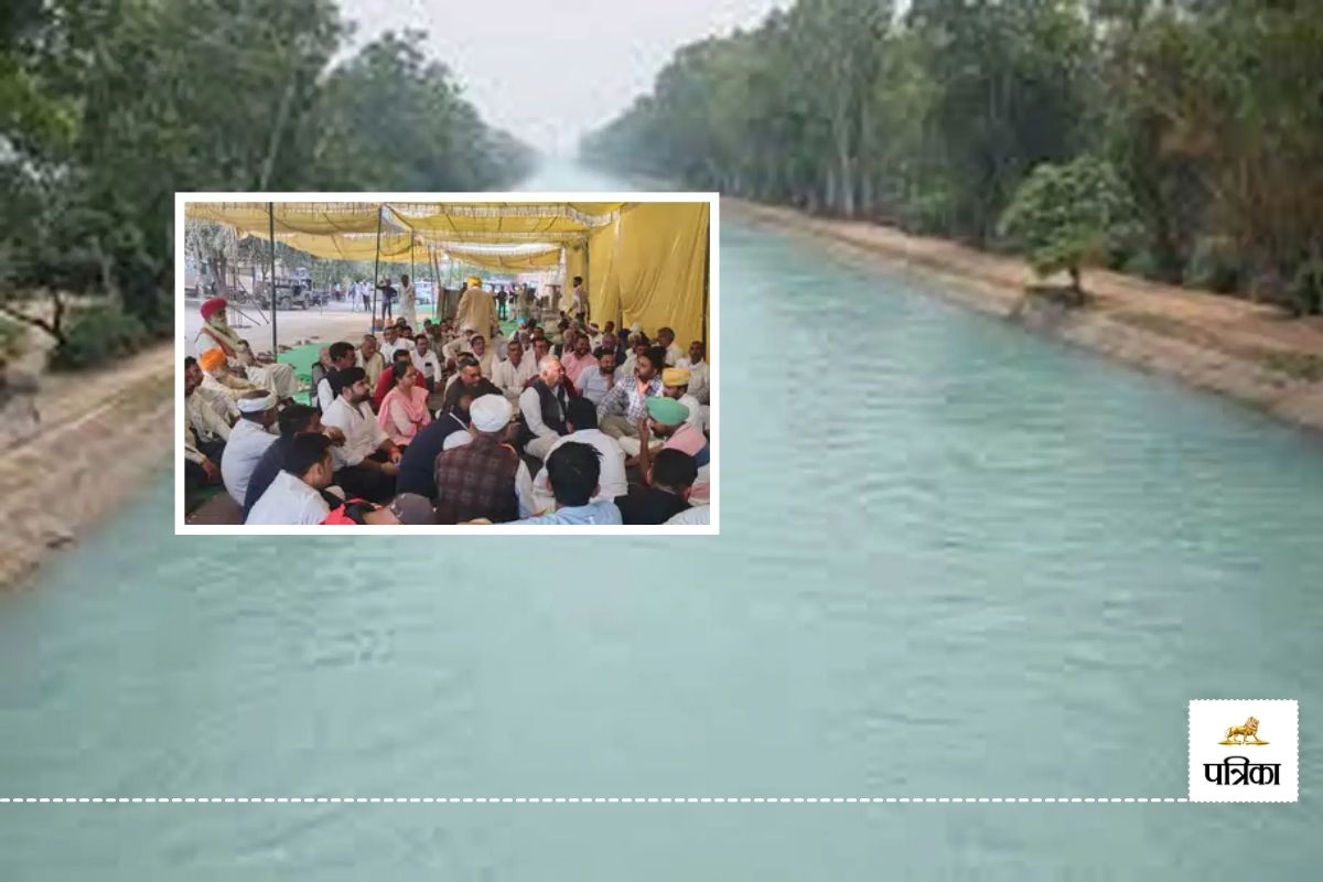 Rajasthan News : IGNP में पानी का संकट, नहीं हो पा रही सिंचाई, किसान ...