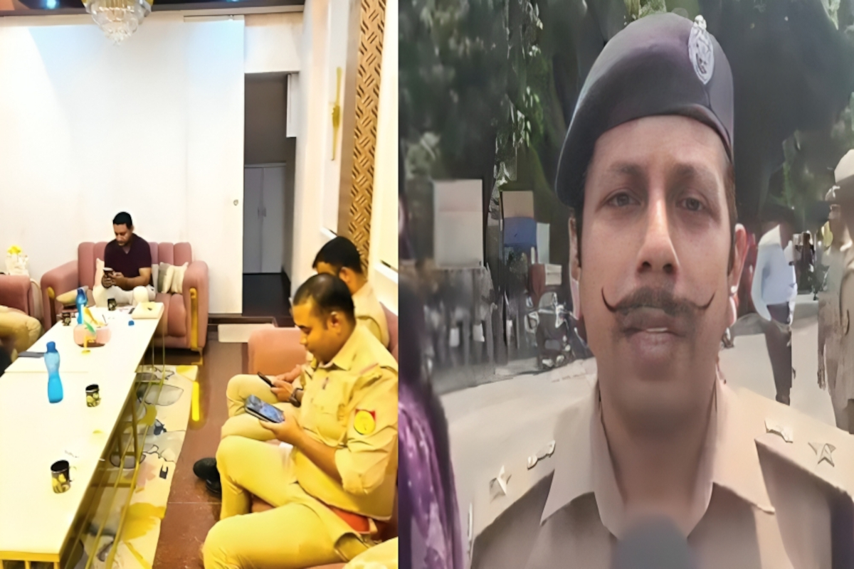 Karni Sen Protest: लखनऊ में करणी सेना का प्रदर्शन: अटल चौक पर भारी ...