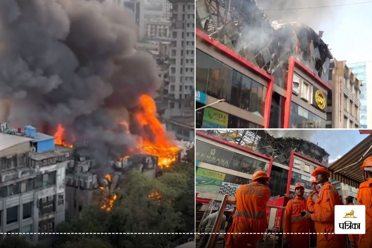 धूं-धूं कर जला मुंबई का बड़ा मॉल, सैकड़ों दुकानें जलकर खाक, बुलानी पड़ी ...