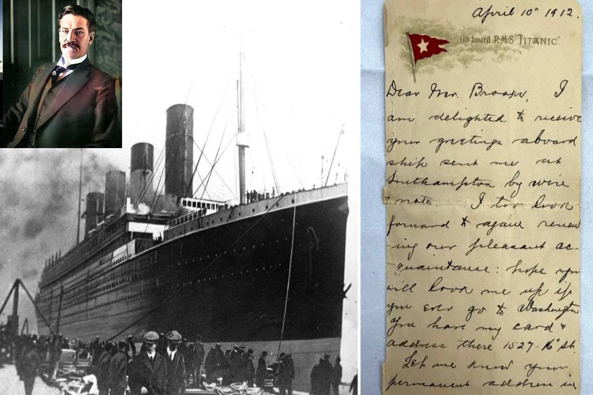 टाइटैनिक डूबने से पहले लिखा गया पत्र करोड़ों में बिका, जानिए कर्नल ...