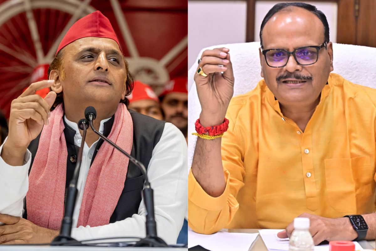 अखिलेश यादव और ब्रजेश पाठक की तीखी तकरार, डिप्टी सीएम बोले- हे कृष्ण ...