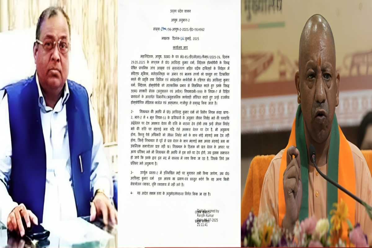 Suspension Order: यूपी होम्योपैथिक निदेशक प्रो. अरविंद वर्मा सस्पेंड ...