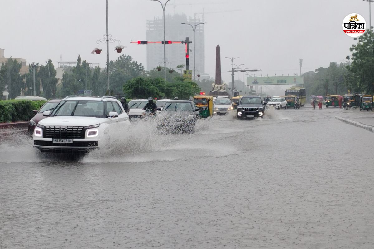 Heavy Rain in Jaipur: जयपुर बना जलपुर, सुबह से तेज बारिश, सड़कों पर भरा ...