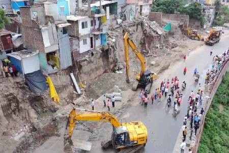 एमपी के इस शहर में फिर चला बुलडोजर, 18 मकान गिराए.. | Patrika News ...