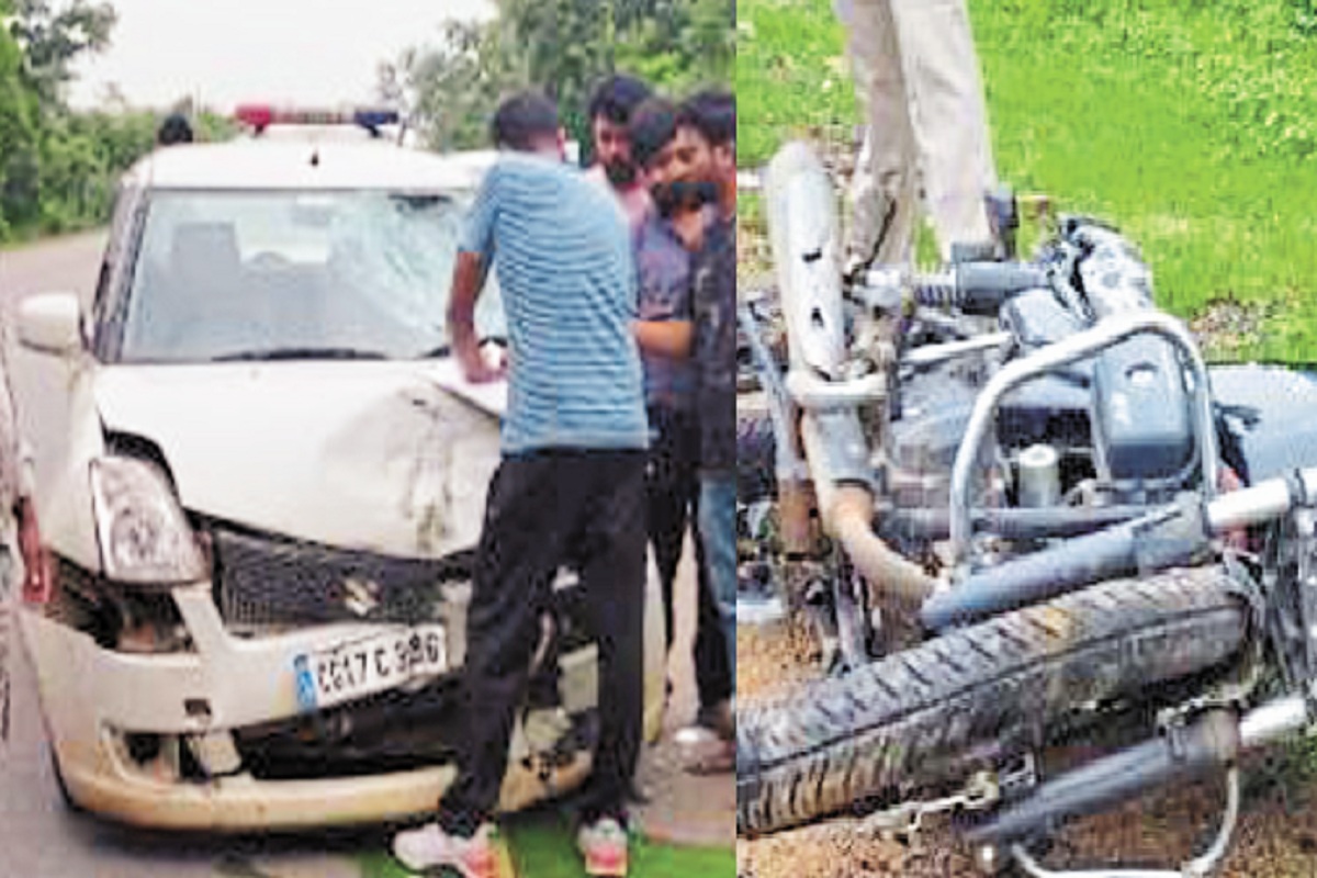 CG Accident: कोंडागांव जा रहे युवक को कार ने मारी टक्कर, बाइक सवार की मौके पर मौत | Patrika News ...