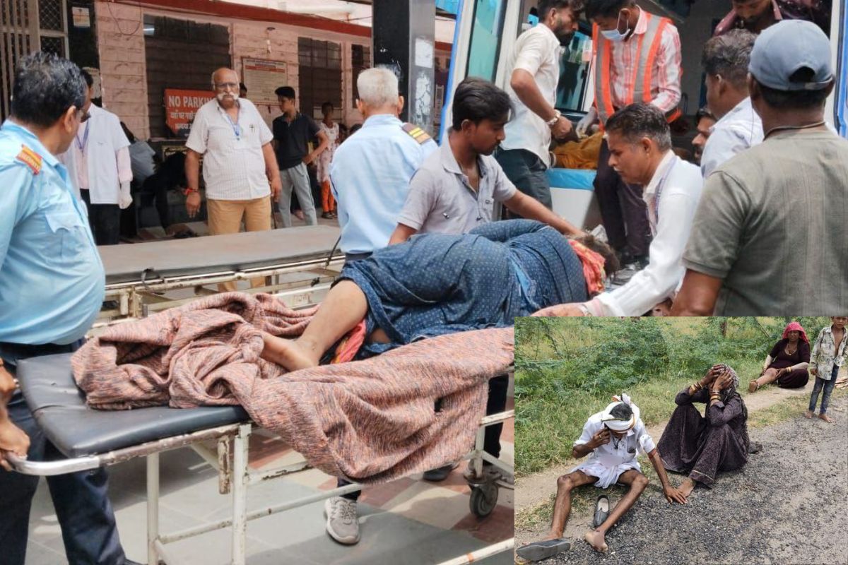 पाली में भीषण सड़क हादसा: जातरुओं से भरे दो वाहनों की टक्कर में 40 घायल ...