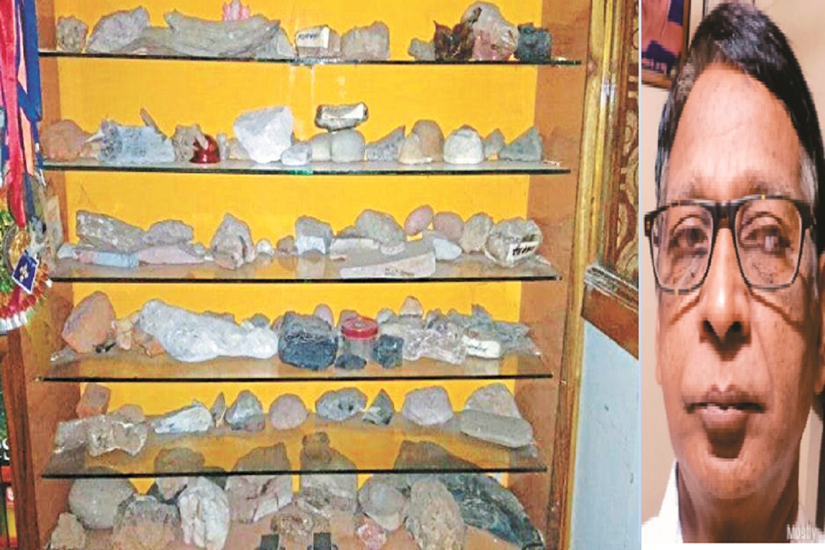 CG News: पत्थर संग्रहण के जुनून ने बना दिया पथरा वाले गुरुजी, घर पर है ...