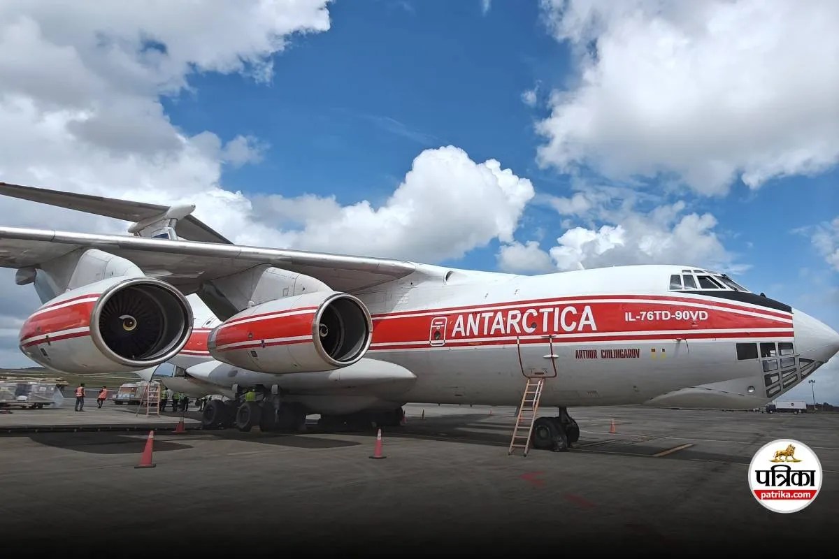 Russian IL-76 Aircraft से भारत ने पहली बार हवाई कार्गो अंटार्कटिका भेजा ...