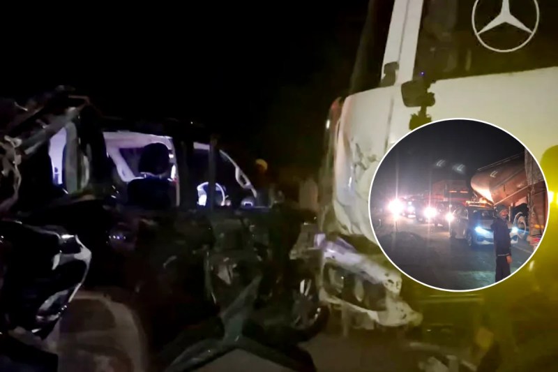 NH-43 पर ट्रक ने बाइक सवार को रौंदा, एक कार को भी अन्य ट्रक ने मारी ...