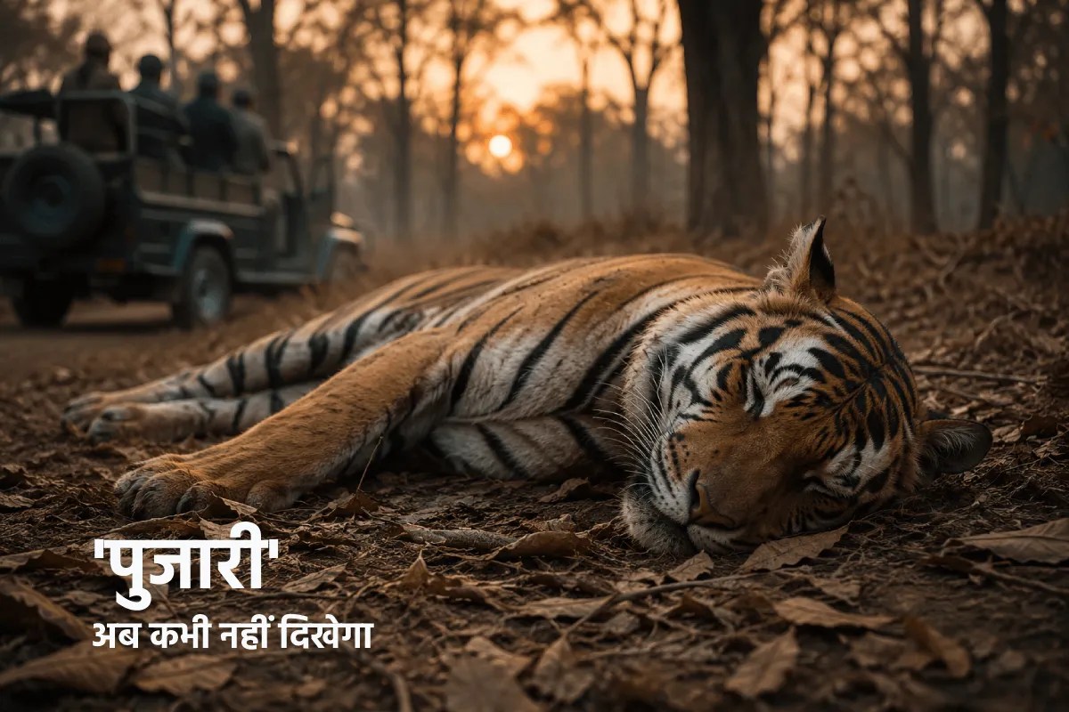 बांधवगढ़ का ‘जेंटलमैन’ चला गया, टूरिस्ट का फेवरेट बाघ ‘पुजारी’ अब कभी ...