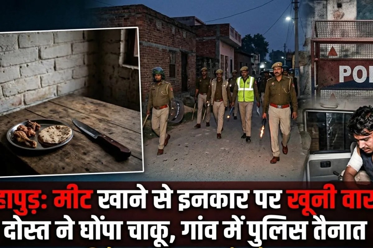‘पहले तो खाता था, अब क्यों नहीं?’, हापुड़ में मीट खाने से मना किया तो ...